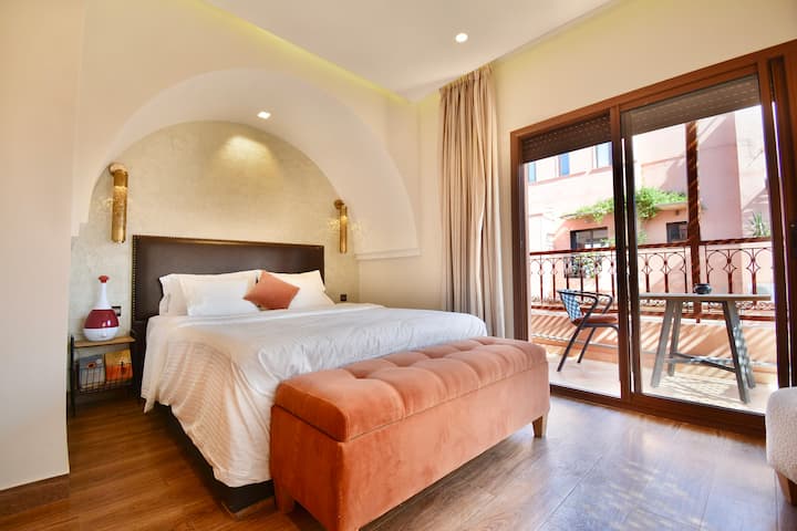 1ch King Size-terrasse,clim&parking-2/3pers-centre - Marrakesh