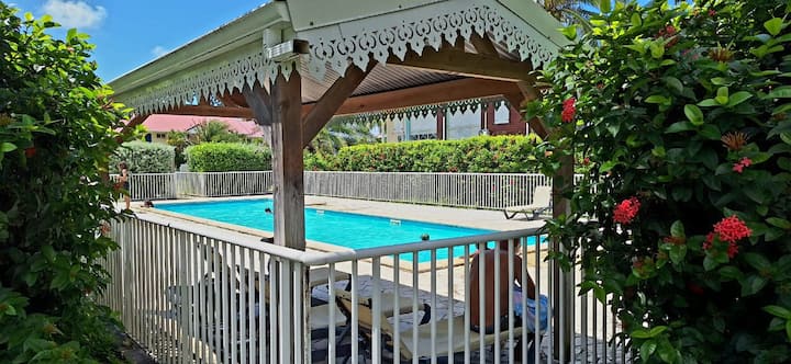 Blue Horizon - Plage Et Piscine - Saint-François