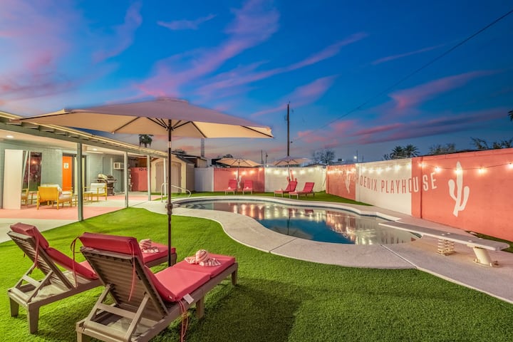 Phx Playhouse | *Heated Pool* | Sleeps 14 - Phoenix, AZ
