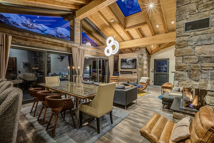 Luxueux Chalet Peace&love 10pers - 霞慕尼
