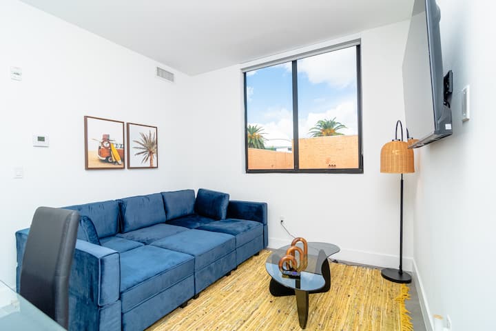 King Bed 2b/2ba Oasis Minutes To Brickell 6 Guests -