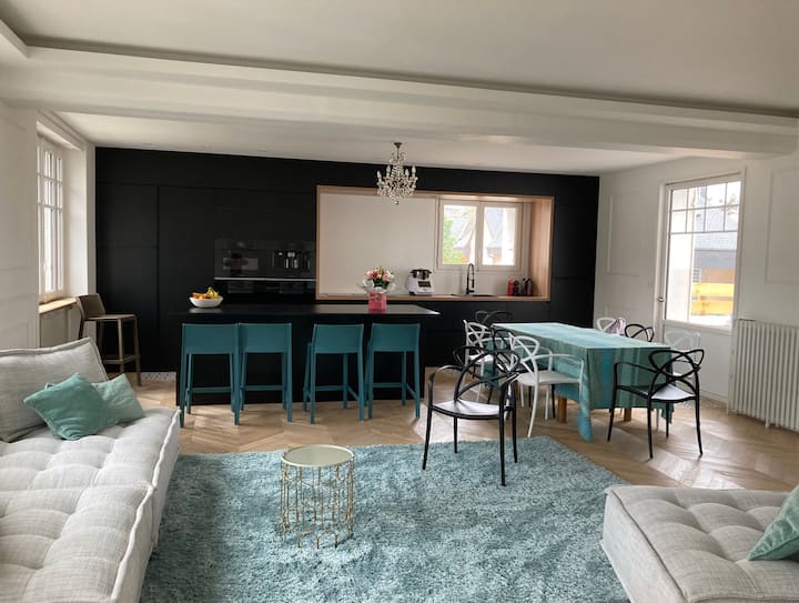 100 M Plage, Plein Centre, Appartement + Terrasse - Saint-Quay-Portrieux