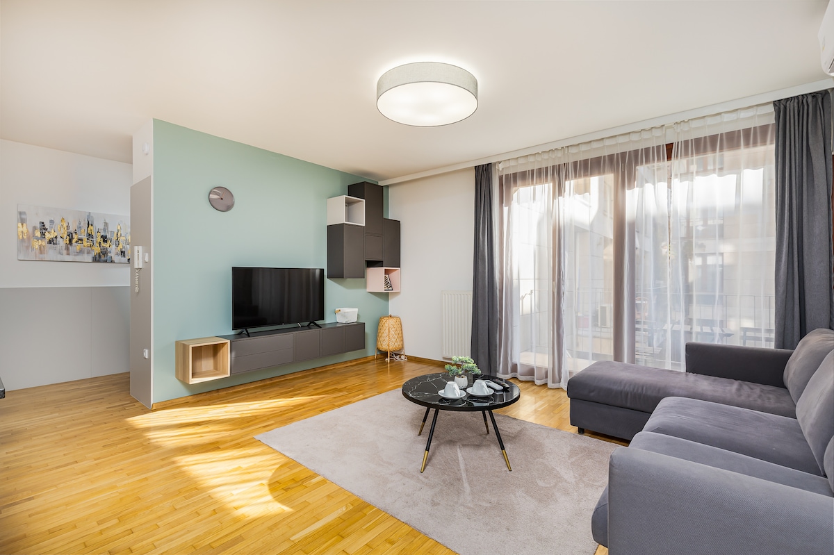Modern 2BR condo /w spacious livingroom,AC,Balcony - Condominiums for Rent in Budapest, Hungary ...