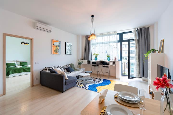Designer Vintage Home Near Castle District - Hungria