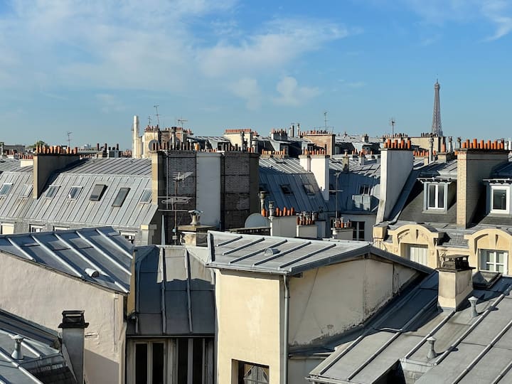 Studio Vue Sacré Coeur / Tour Eiffel / Balcon - Paris