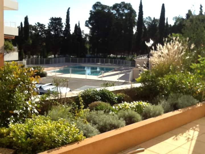 T3, 75m2-domaine De La Baie-standing-vue Piscine - Cavalaire-sur-Mer