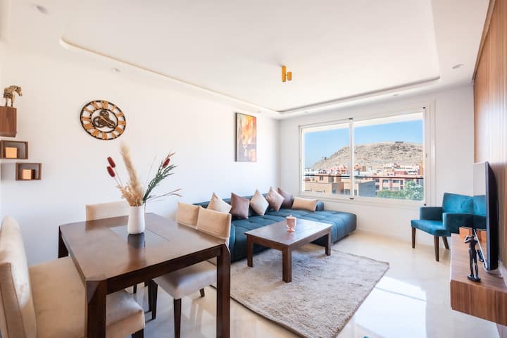 Chic 2 Bedroom With Mountain Views Gueliz - Marrakech