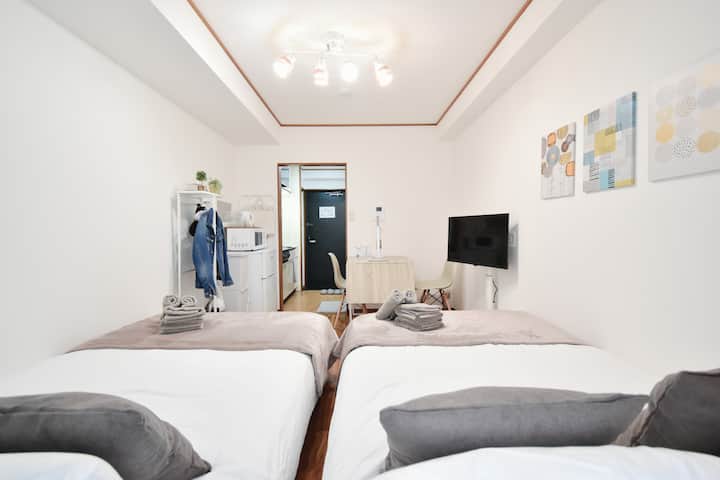 【長期滞在歓迎】渋谷 新宿へ20分弱/梅ヶ丘駅徒歩3分/2ベッド/高速wi-fi/閑静な高級住宅街 - Tokyo