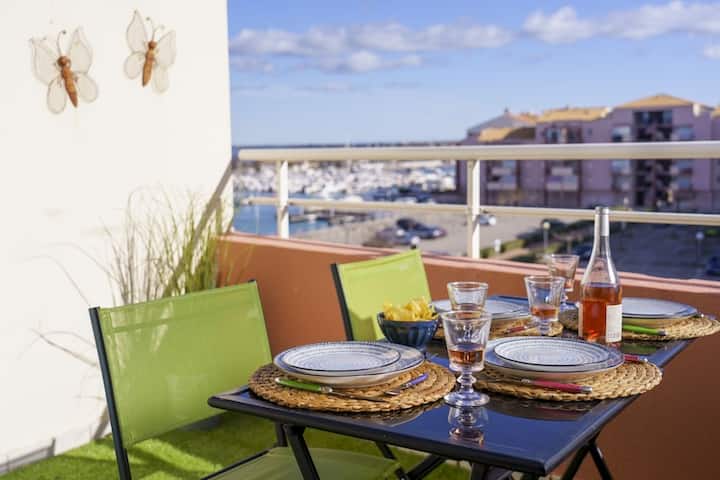 *Le Nautica* T2 à Deux Pas De La Mer. - Frontignan