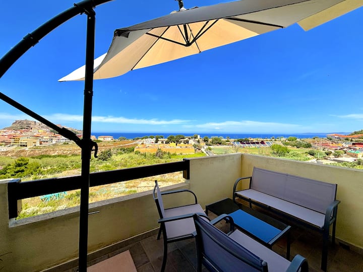 [Residenza Il Gabbiano] Apt Con Piscina Vista Mare - Castelsardo