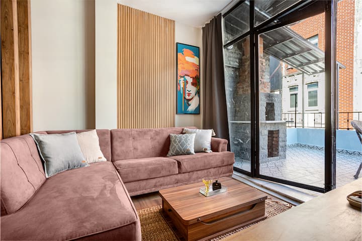 Stunning Flat With Private Terrace Near Galataport - Estambul