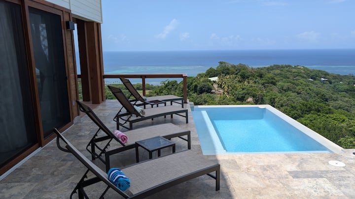 Modern Island Home W/ 180 Views & Plunge Pool - Honduras