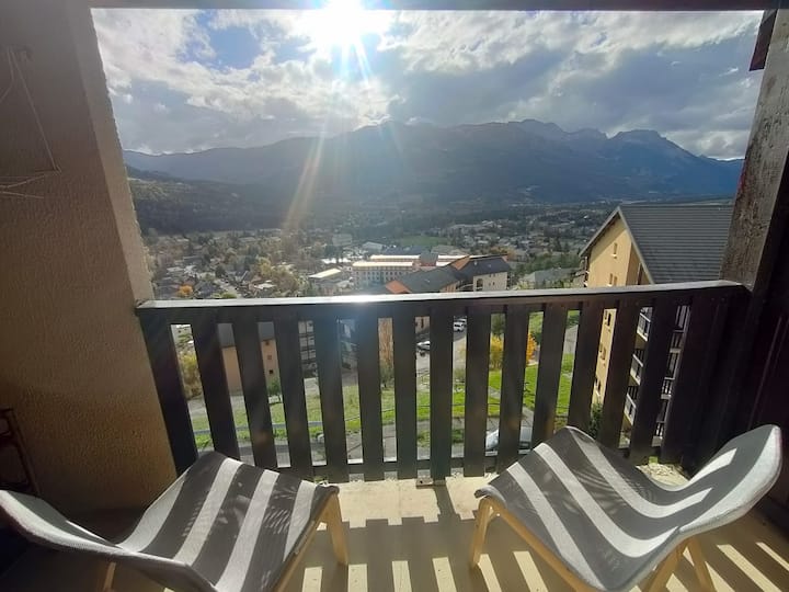 Appart Mezzanine Vue Imprenable - Barcelonnette
