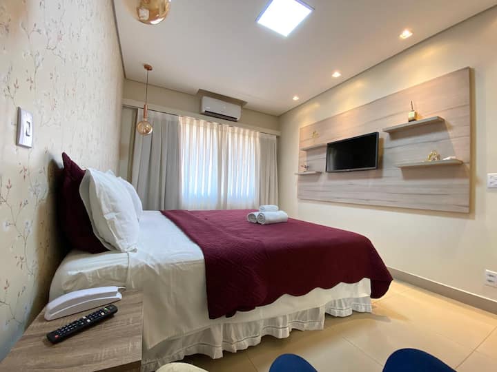 Ap 1qt Com Wifi, Garagem, Piscina, Pinguim 208 - Ribeirão Preto