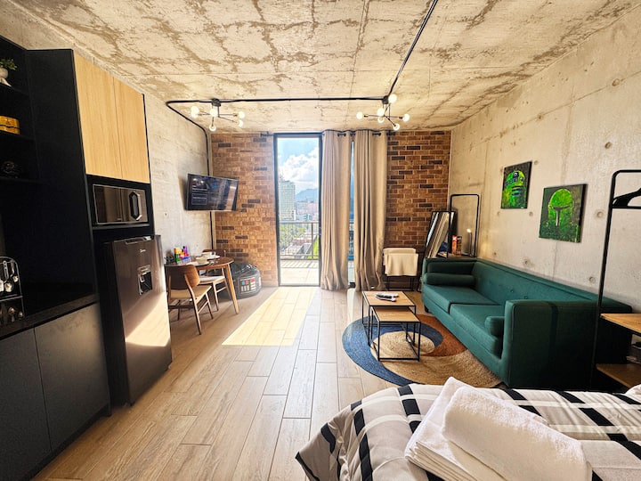 Loft Galaxia: Hay Alberca Y Parking En Centro Mty. - Monterrey