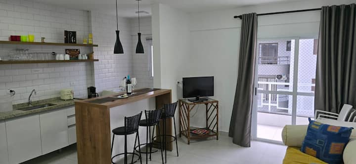 *Apartamento - Praia Do Tombo - Guarujá