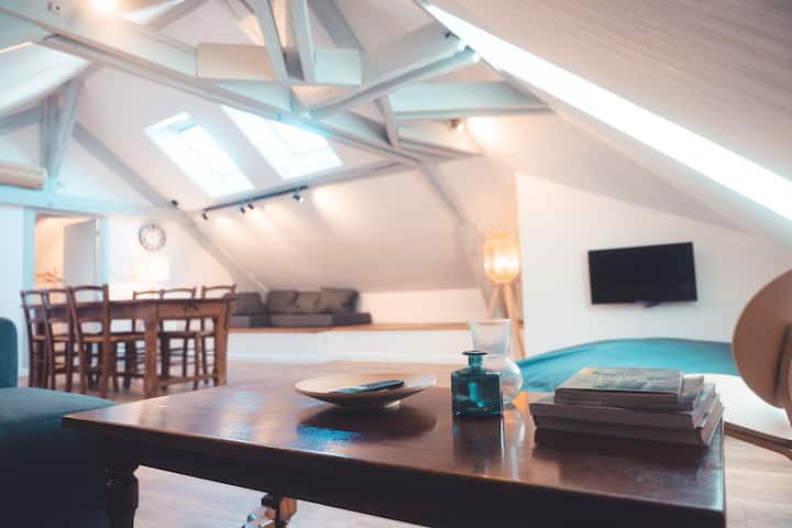 Le Nid D’aigle - Spacieux Logement Sous Les Toits - Tours