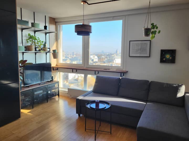 Studio Design Avec Vue Panoramique - Paris