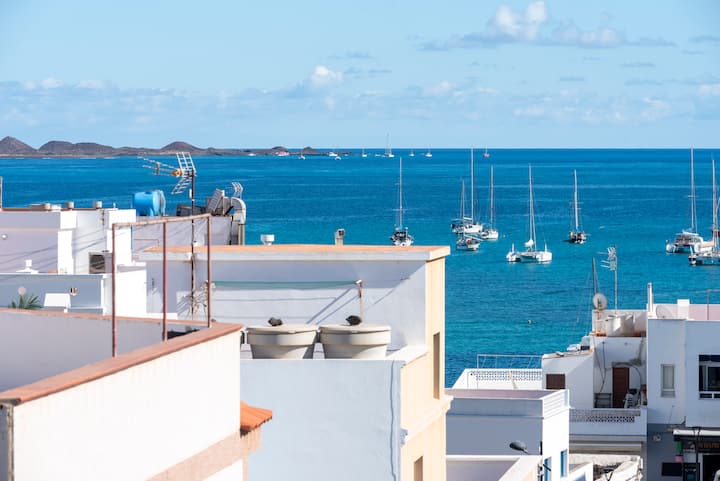 Studio For Young Couple Stunning View To The Ocean - Fuerteventura