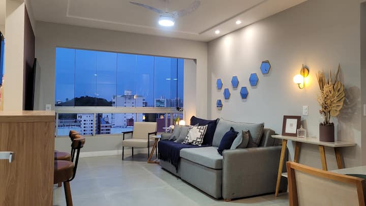 Belo Apto Com Incrível Vista Urbana - Vitoria