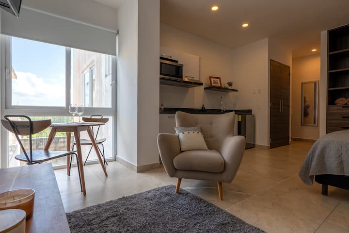 Acogedor Estudio En 52n Y 5a Con Todo Lo Necesario - Playa del Carmen