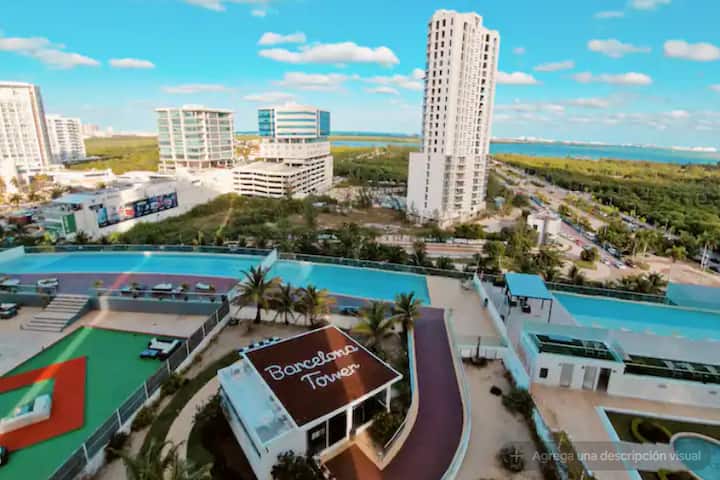 Great Apartment W/lagoon View - Cancún