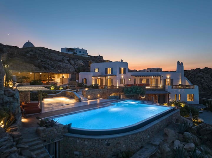 Breathtaking Villa Kalo Livadi - Mykonos