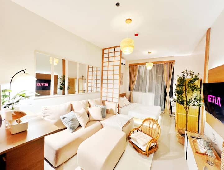 Japanese Zen Style 1br Condo Shore 2 Residences - Pasay