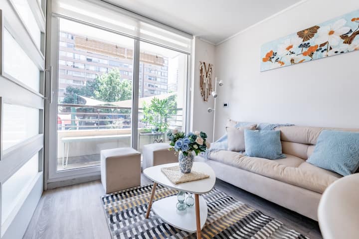 Calido Departamento, Moderno Y Acogedor - Santiago