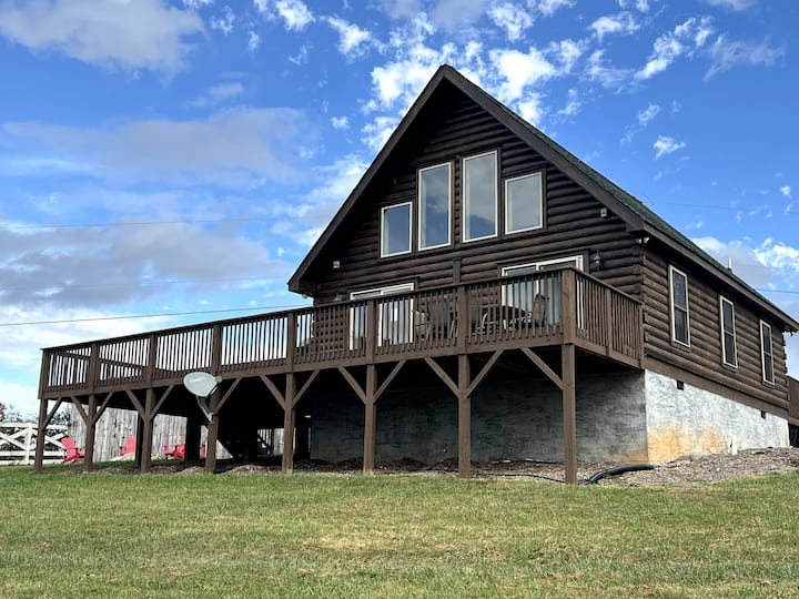 Cozy Log Cabin, Mountain View - Asheville, NC