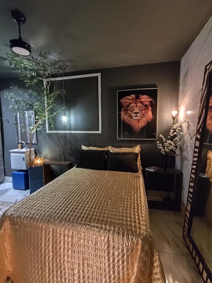 Quarto Temático Black - Rio Claro