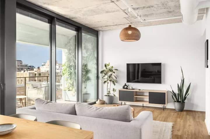 High-end Haven Apt 1br 68 Sqm |Balcony|parking|gym - Tel Aviv-Jaffa
