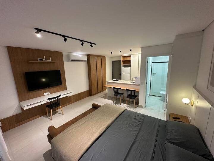 Flat Moderno óTima Localização - Campo Grande