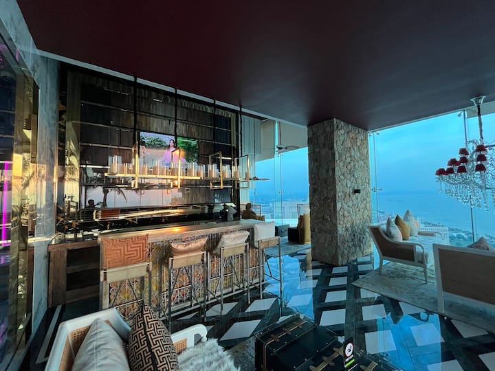 L05市区海边公寓/拎包入住/里维拉精装修/可以做饭洗衣服，房间楼层随机安排 - Pattaya City