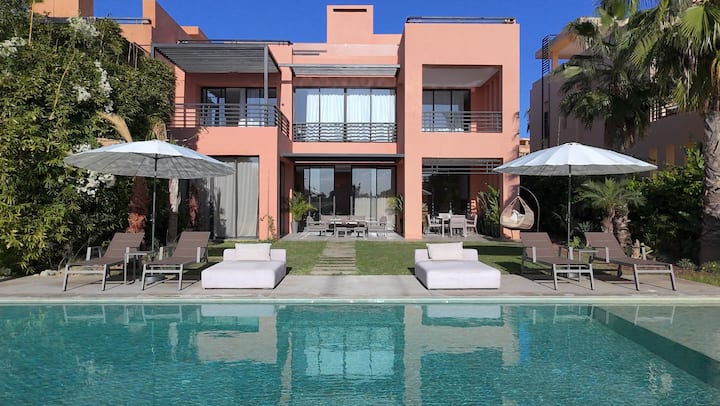 Hm50 Villa Golf Front Heated Pool, Jacuzzi - Marrakesh