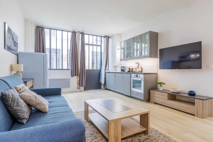 Loft Moderne Et Spacieux - 6 Couchages Voltaire 11 - Paris