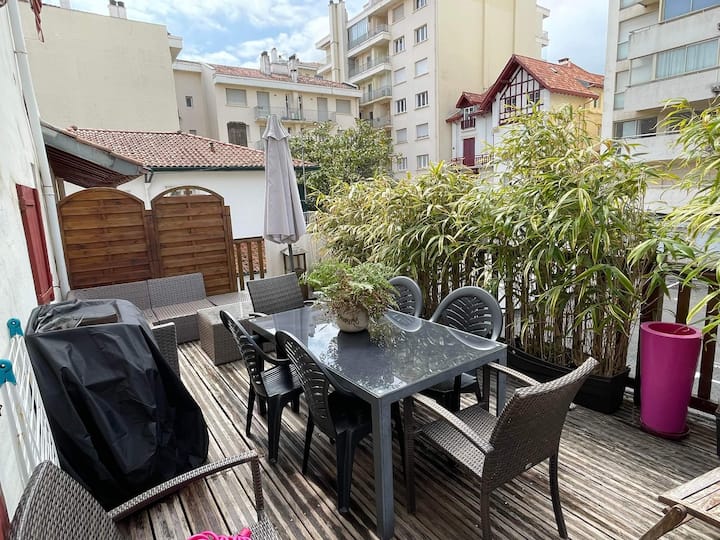 Appt 6p, 50m De La Plage, 500m Du Centre Ville. - San Juan de Luz