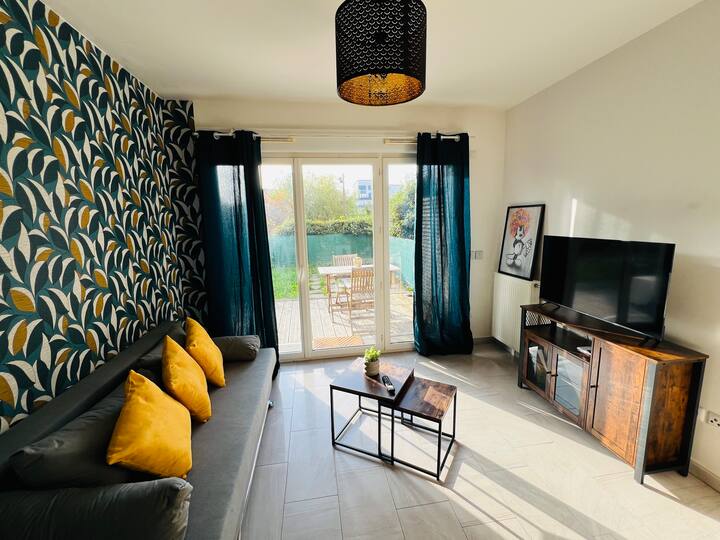 Duo Verde 65m2/rdc/terrasse/jardin/eco Quartier - Montévrain