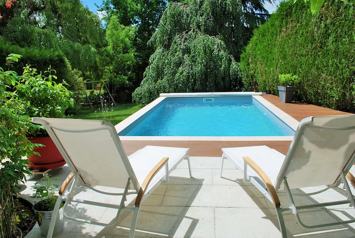 Piscine - 5 Chambres - Parking Fermé - Jardin - Le Mans