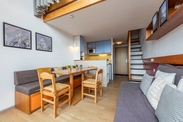 Ski Aux Pieds : Duplex Arcs 1800 – Vue Magnifique - Arc 2000