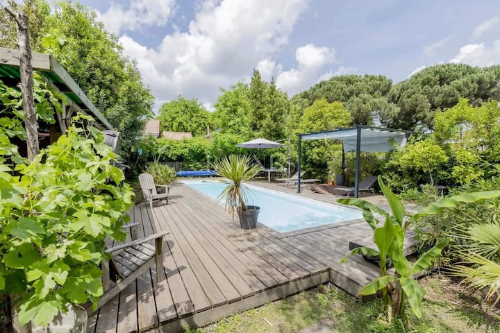Oasis De Tranquillité Avec Piscine Et Jardin - Bordeaux