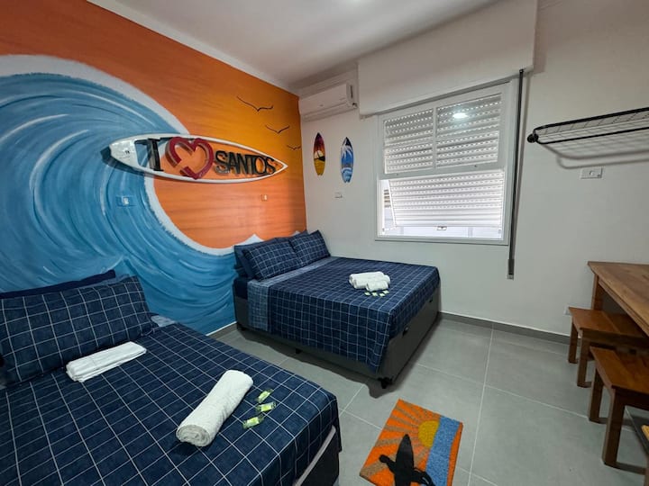 3ºaptemático Wi-fi C/vaga Coletiva Carro - Santos