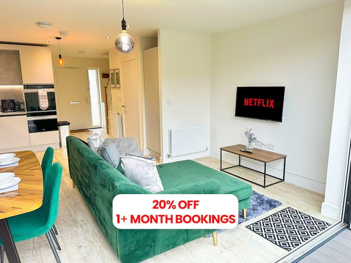 Luxury 3 Beds - Free Parking - 20% Off Long Stays - Newcastle upon Tyne