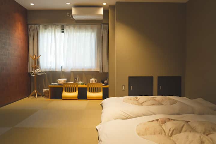 富士山の麓にある山中湖歩き5分、樹美縁和室107 - Mount Fuji