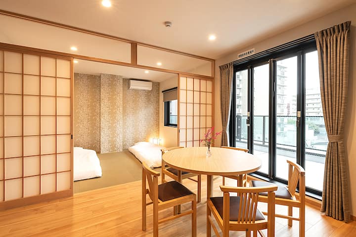 Hakata Station 60sq.m. 2 Bedrooms Modern Japanese - Fukuoka