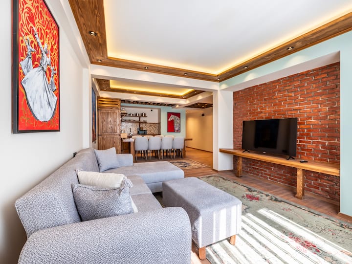 3 Master Br Apt With Sea View - İstanbul
