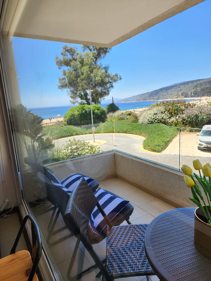 Excelente Dpto Con Vista Al Mar Papudo Laguna - Zapallar