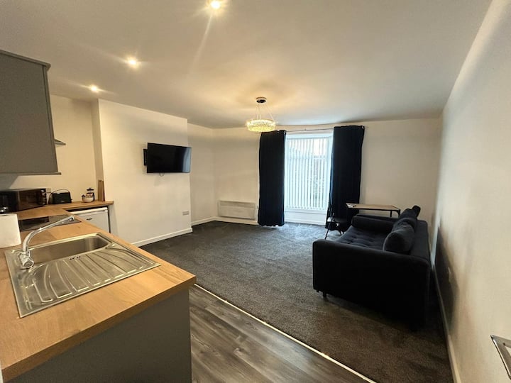 Modern 1 Bed Flat - Darlington