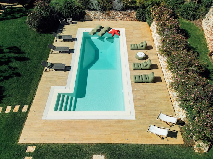 Trulli_masseria_max14guest_valle D'itria_20min Sea - Alberobello