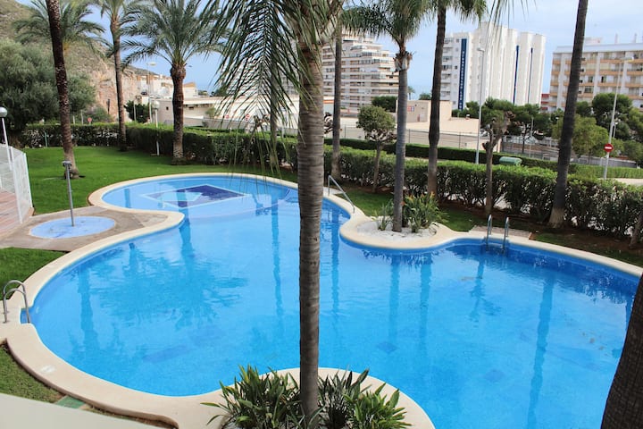 Apto. Playa Cullera Con Terraza, Parking Y Wifi. - Cullera